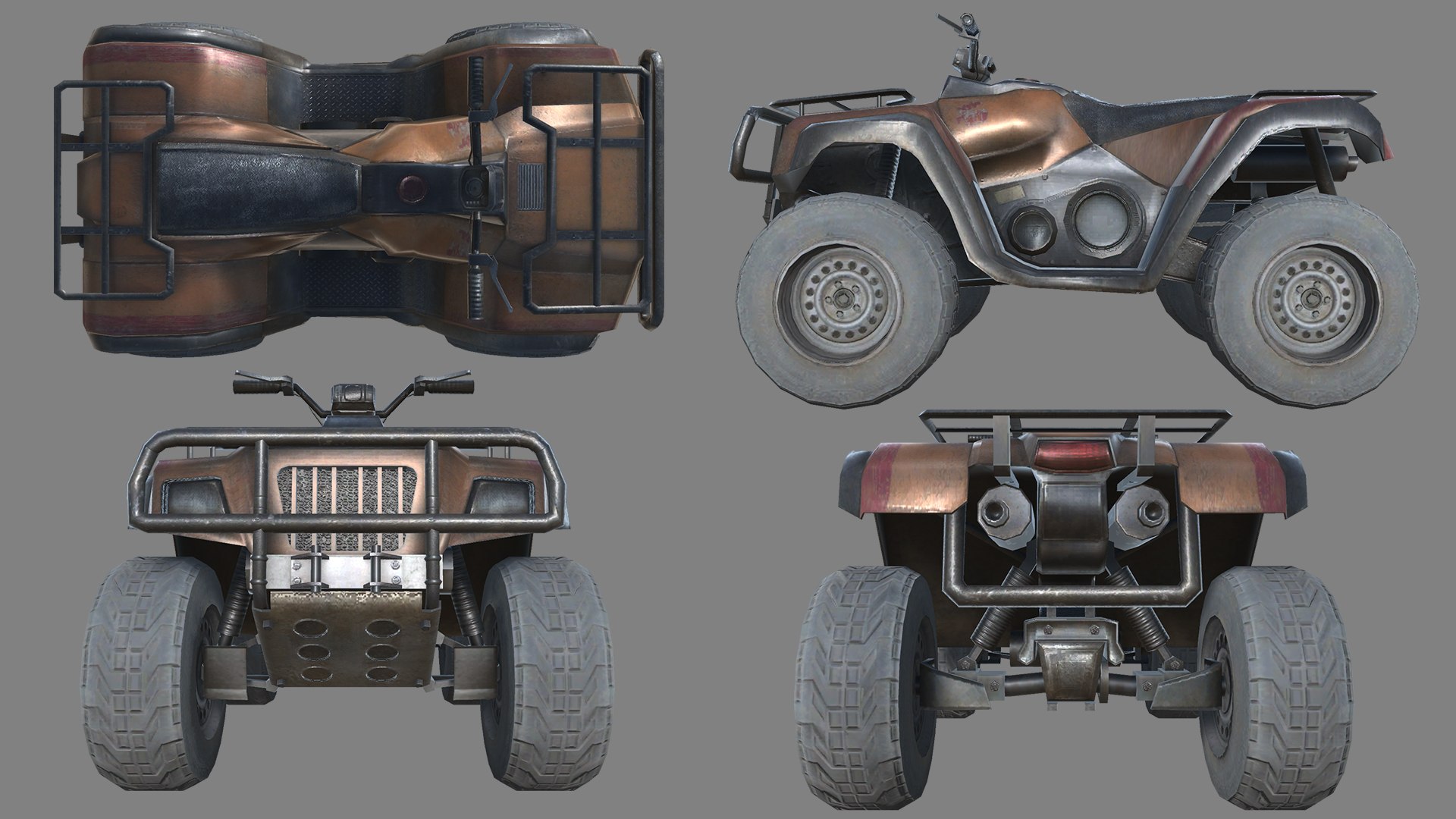 Quad-ATV-Bike-004 3D - TurboSquid 2211765
