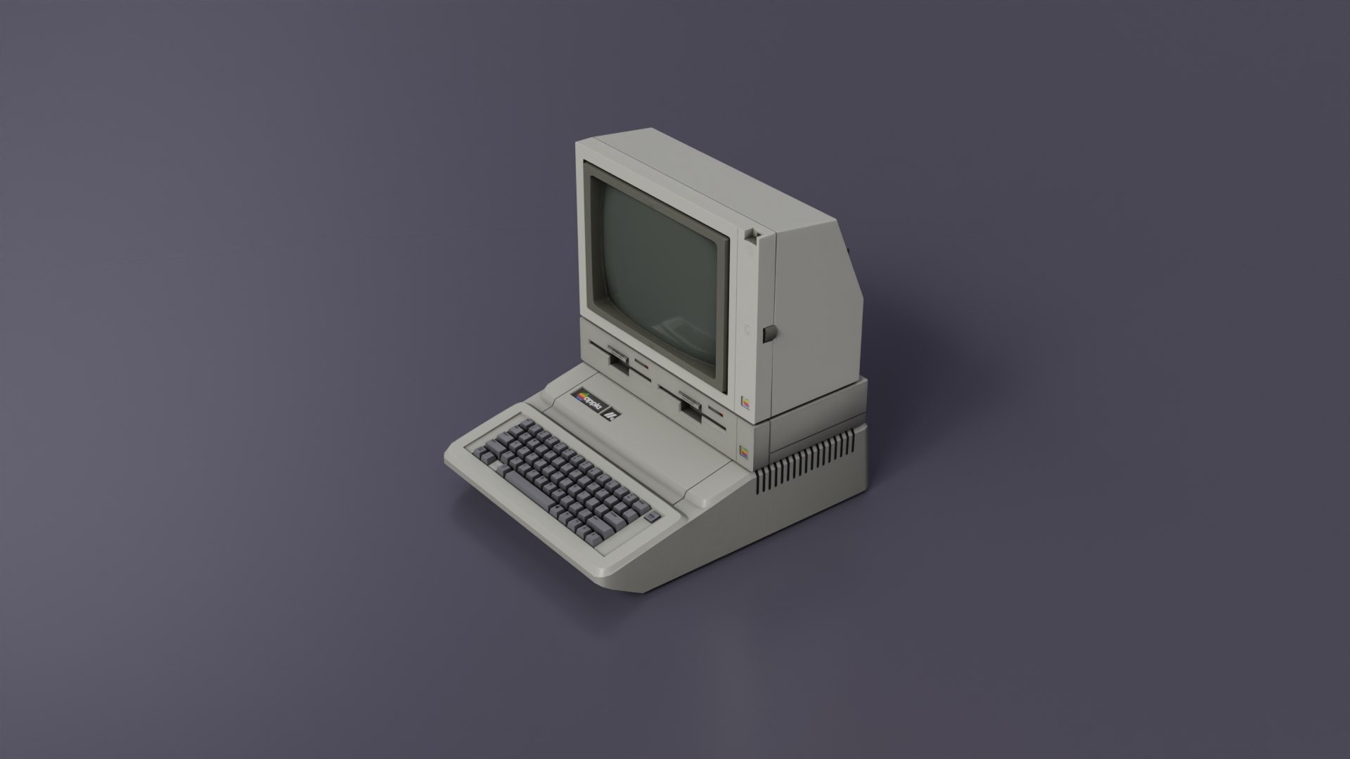 3D Apple 2e Computer - TurboSquid 2291282