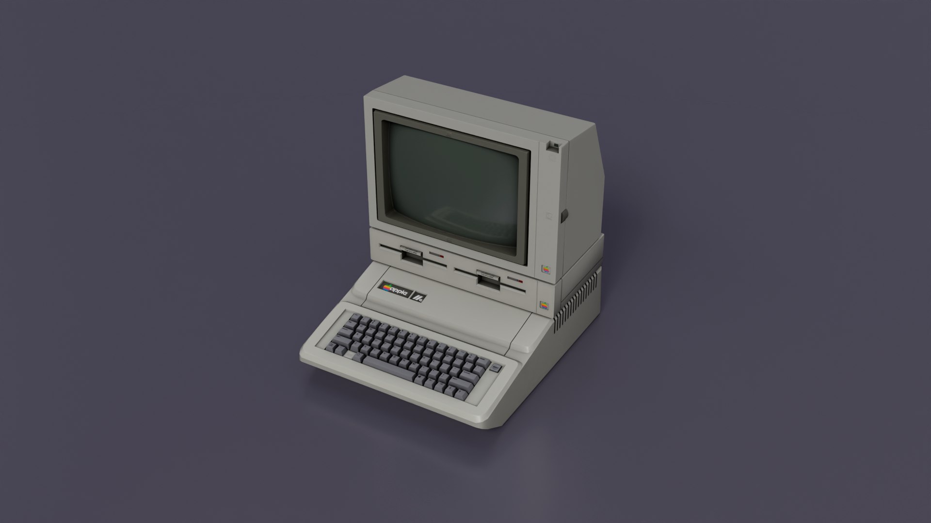 3D Apple 2e Computer - TurboSquid 2291282