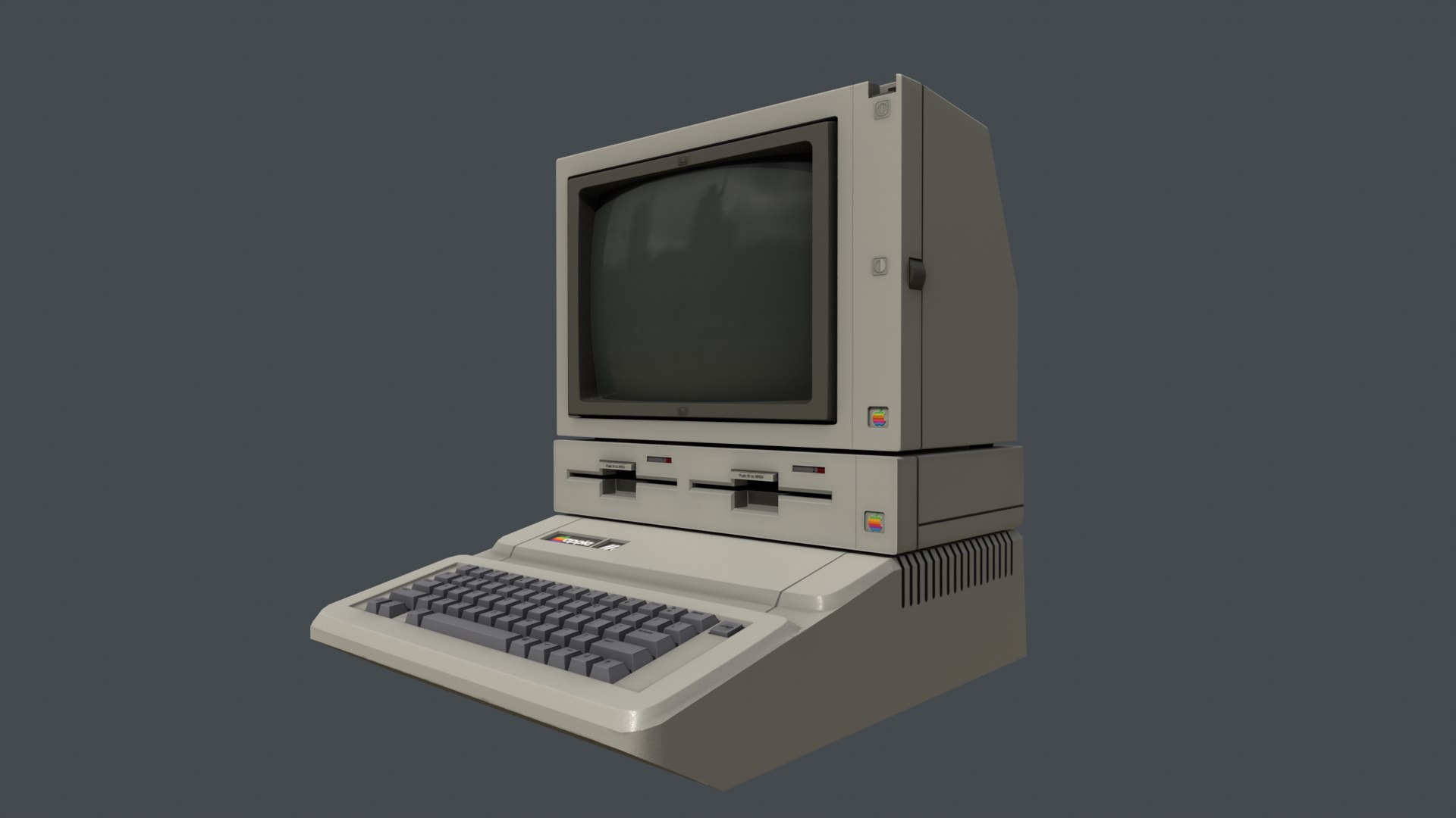 3D Apple 2e Computer - TurboSquid 2291282