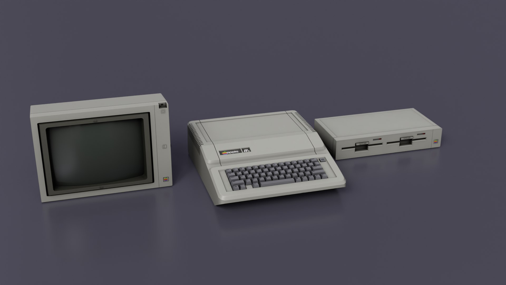 3D Apple 2e Computer - TurboSquid 2291282