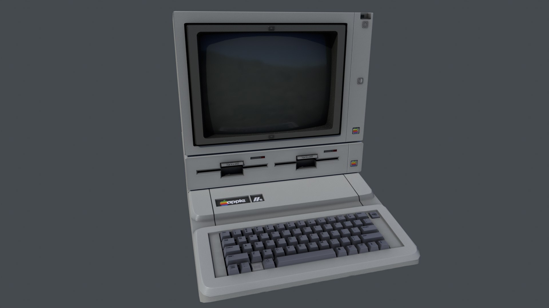 3D Apple 2e Computer - TurboSquid 2291282
