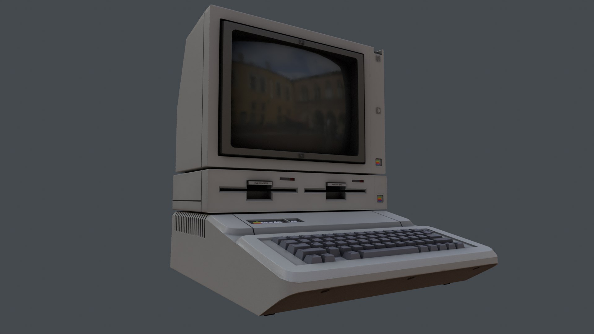 3D Apple 2e Computer - TurboSquid 2291282