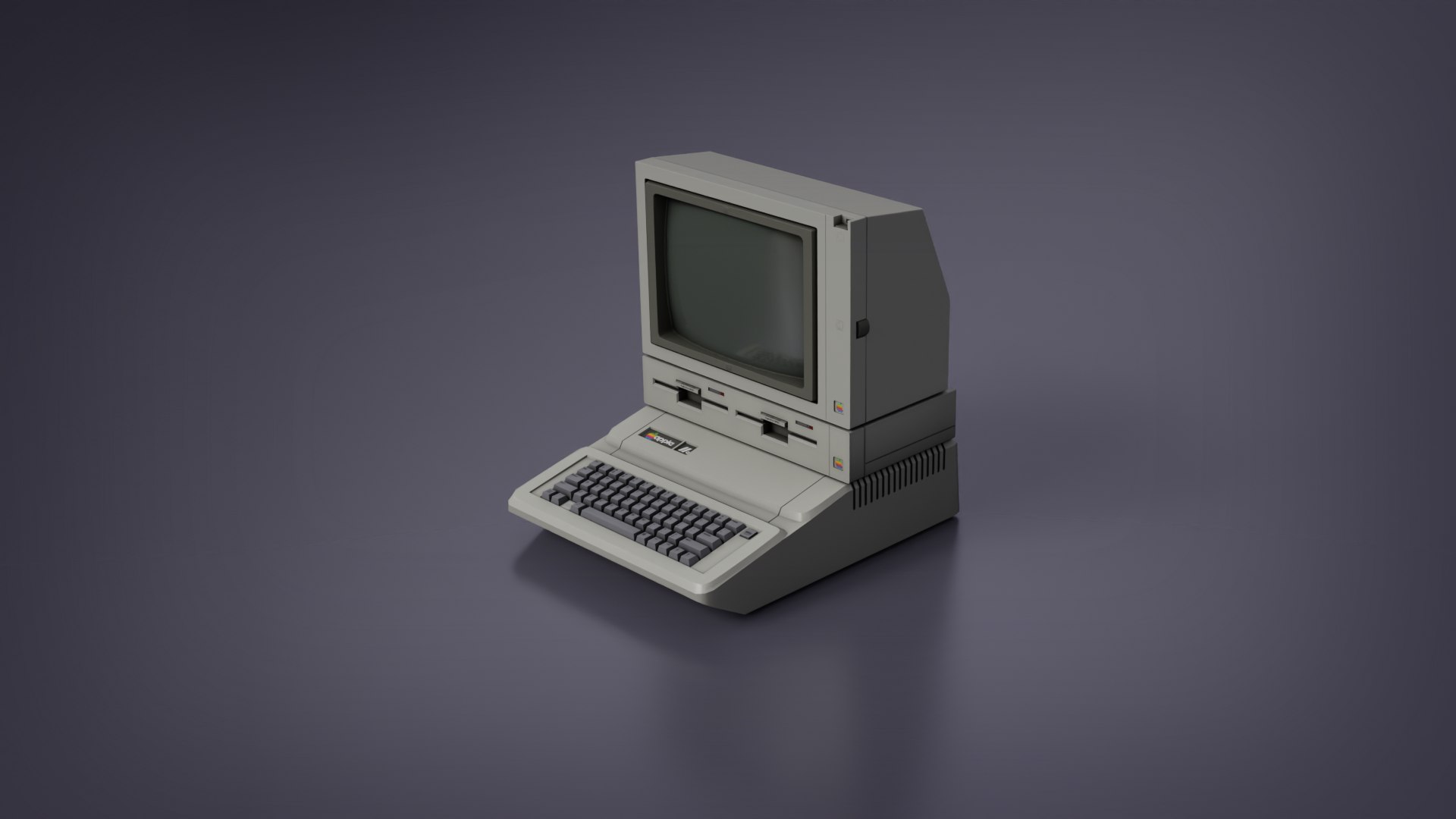 3D Apple 2e Computer - TurboSquid 2291282