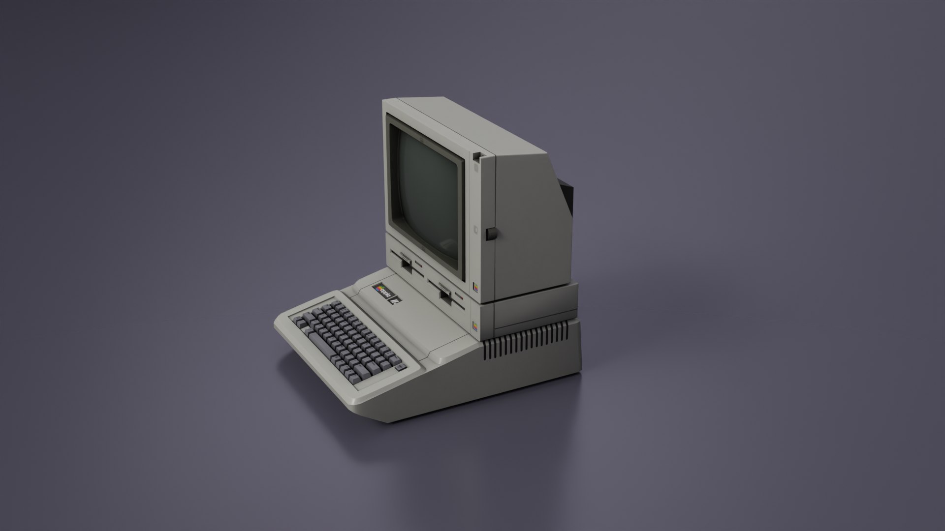 3D Apple 2e Computer - TurboSquid 2291282