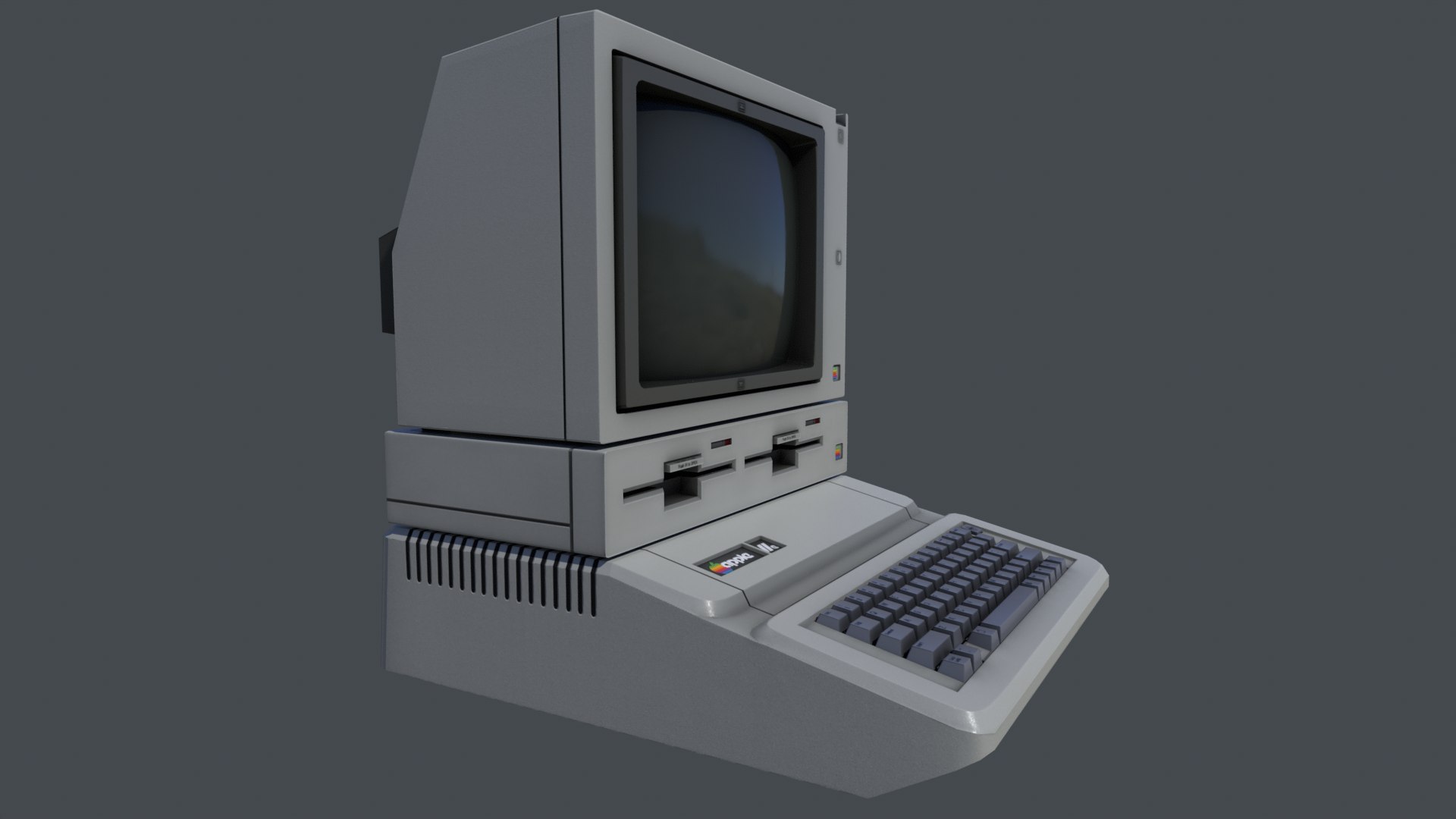 3D Apple 2e Computer - TurboSquid 2291282