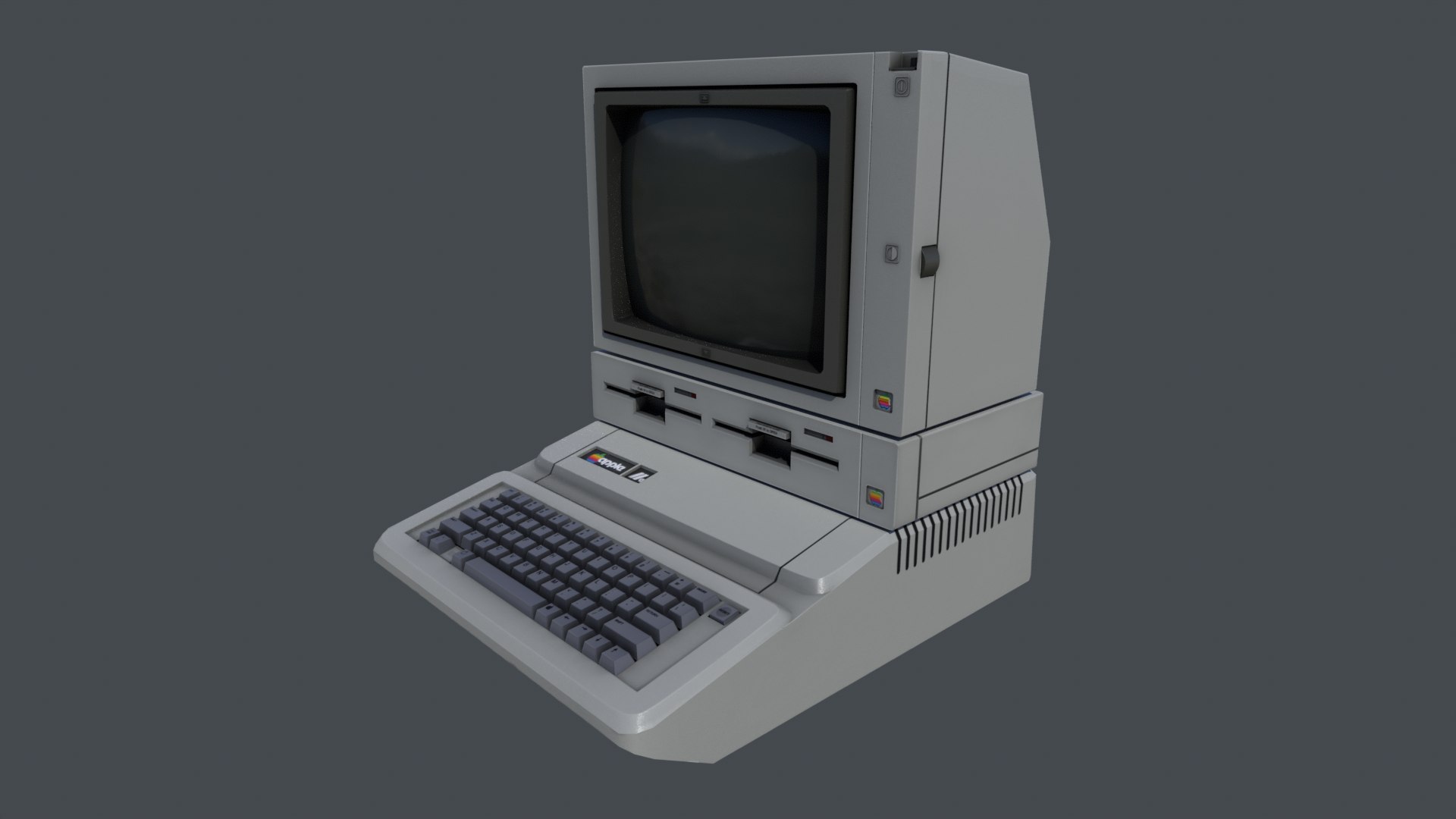 3D Apple 2e Computer - TurboSquid 2291282