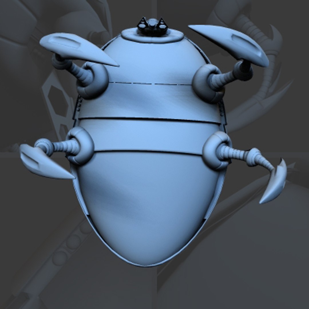 3d tiny nanite drone model