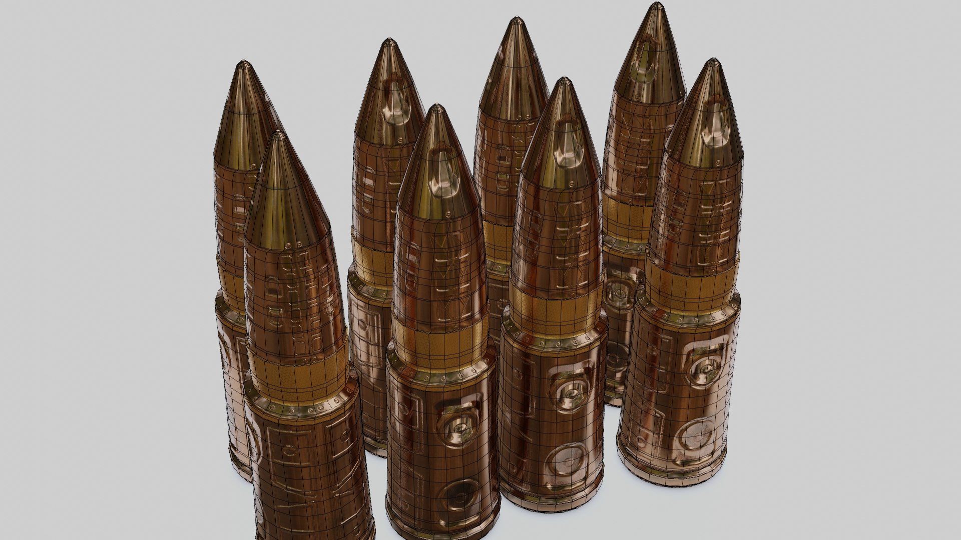 3D Bullets Low-poly Model - TurboSquid 1887616