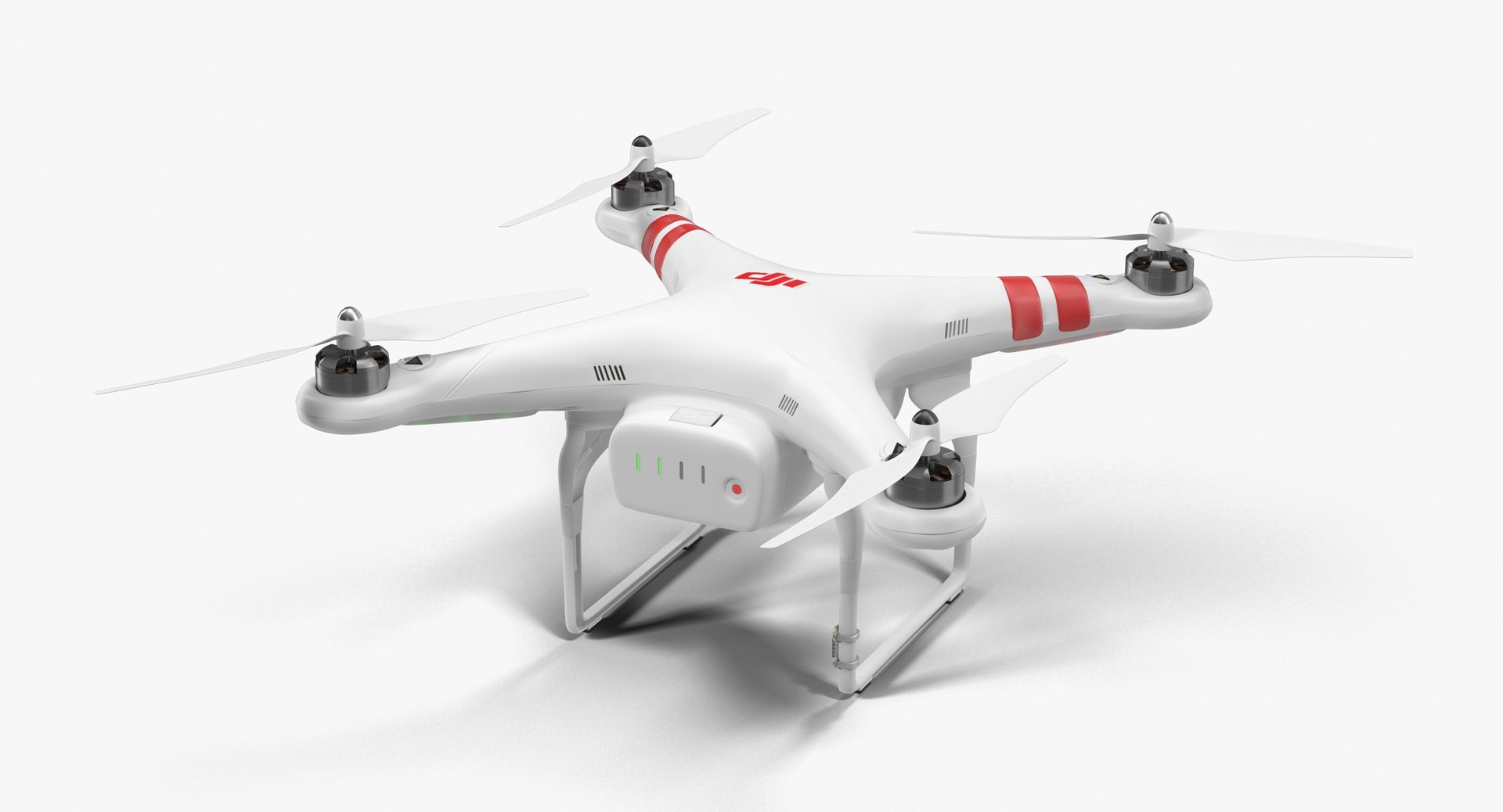 dji phantom 2 quadrocopter 3d max