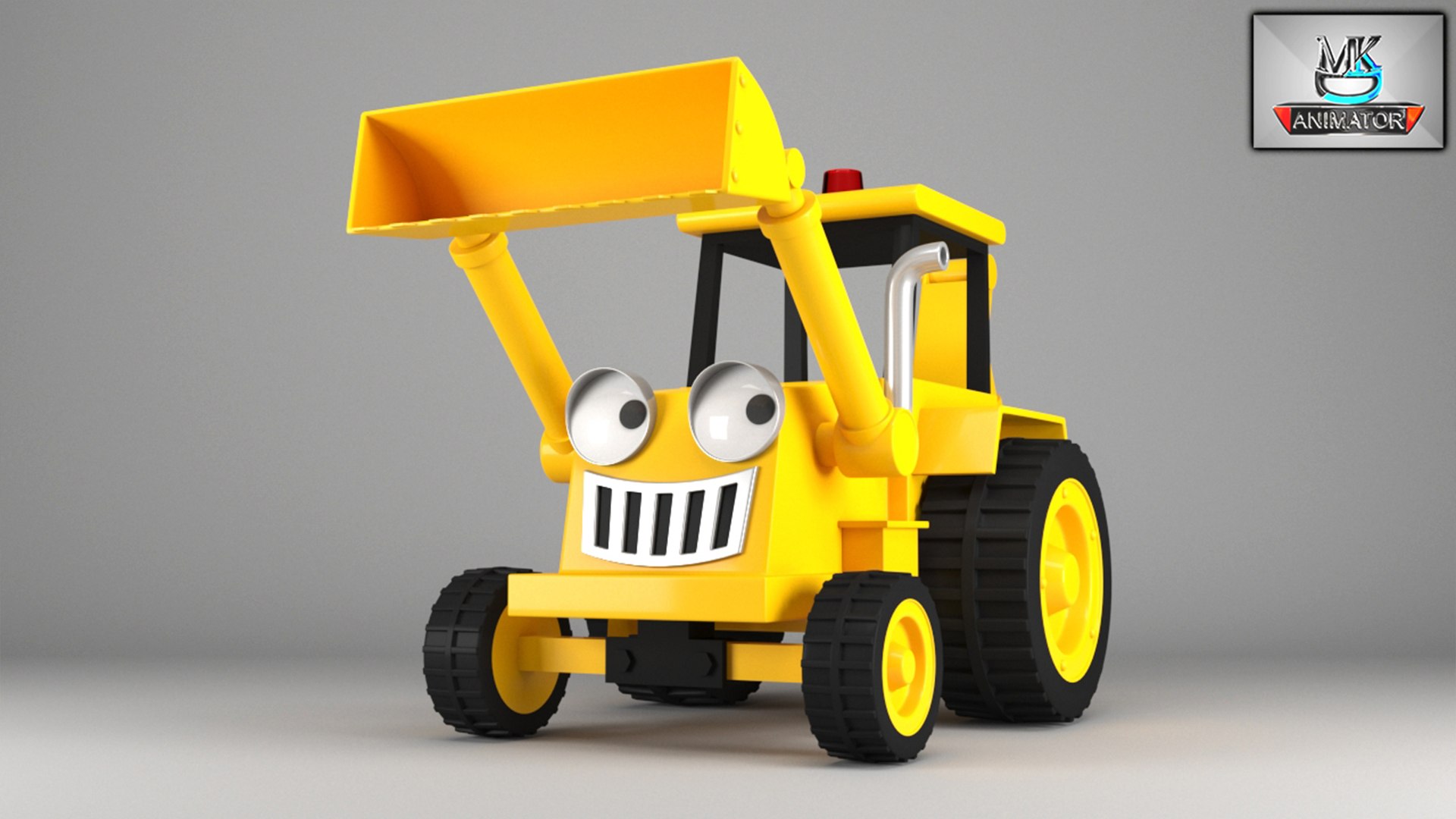 Jcb Rigged 3D Model Bob The Builder 3D - TurboSquid 2211454
