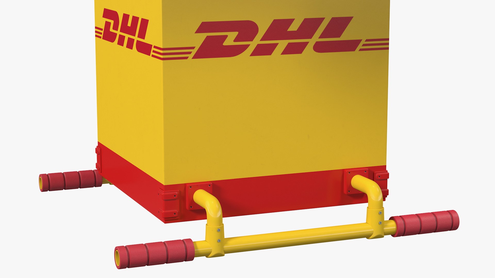 3D DHL Express Delivery Collection Model - TurboSquid 2094849