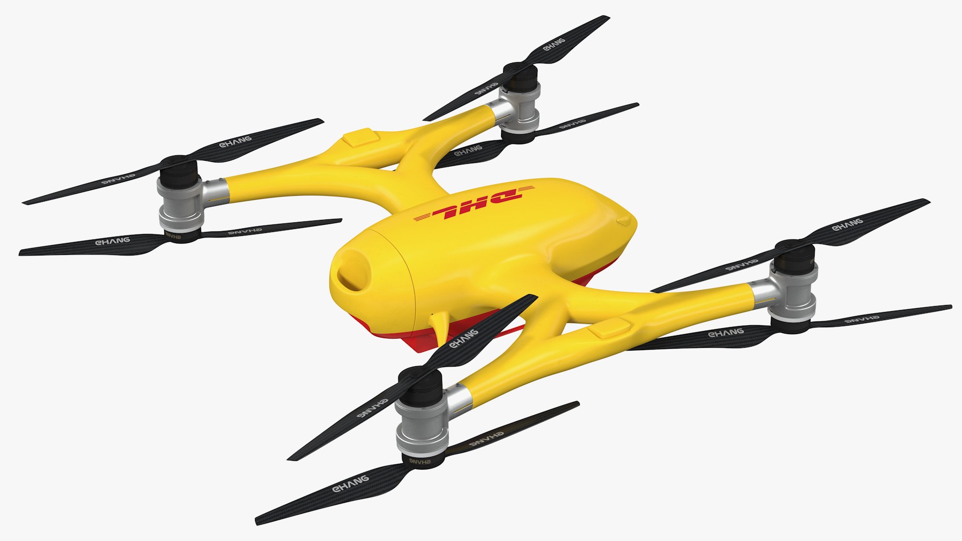 3D DHL Express Delivery Collection Model - TurboSquid 2094849