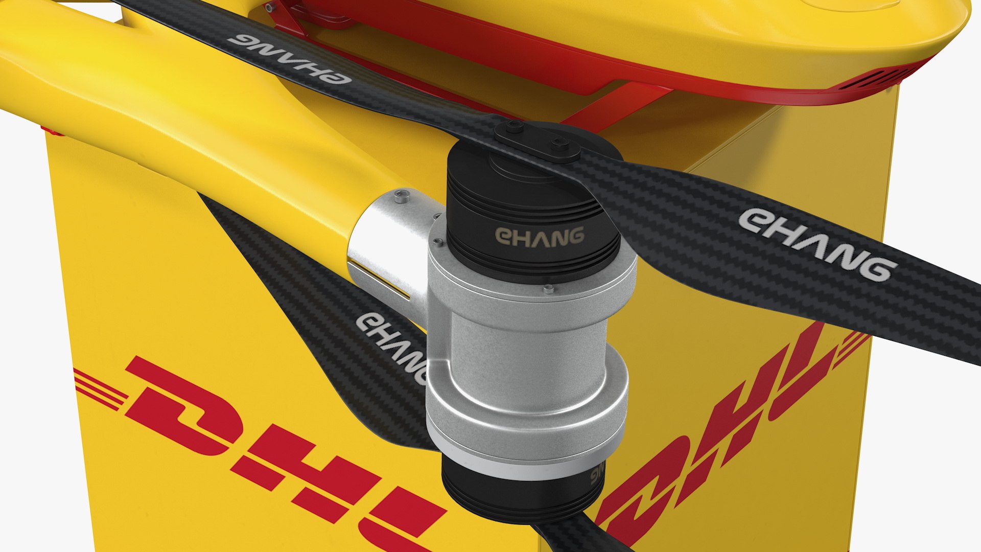 3D DHL Express Delivery Collection Model - TurboSquid 2094849