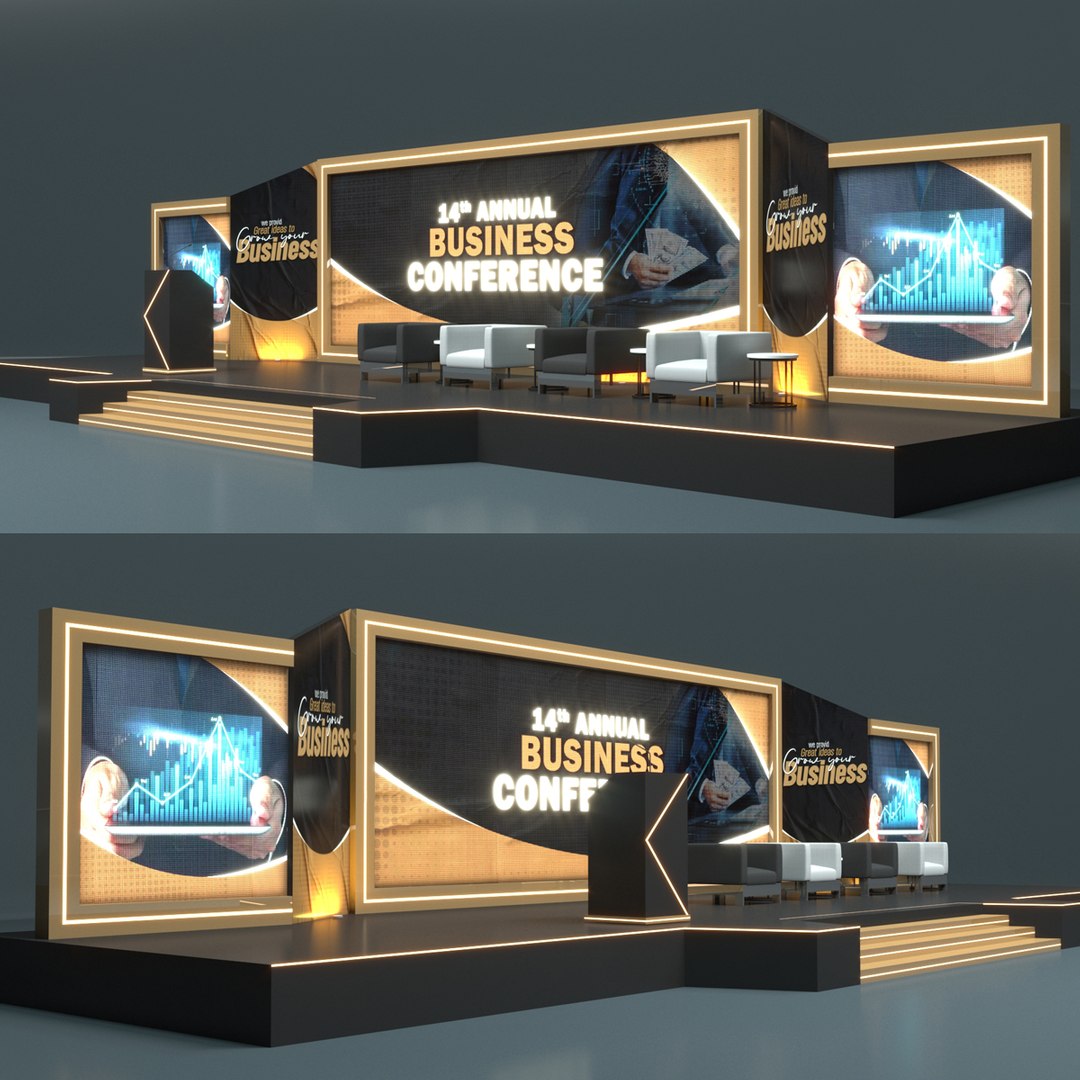 3D Event Stage - TurboSquid 2295262