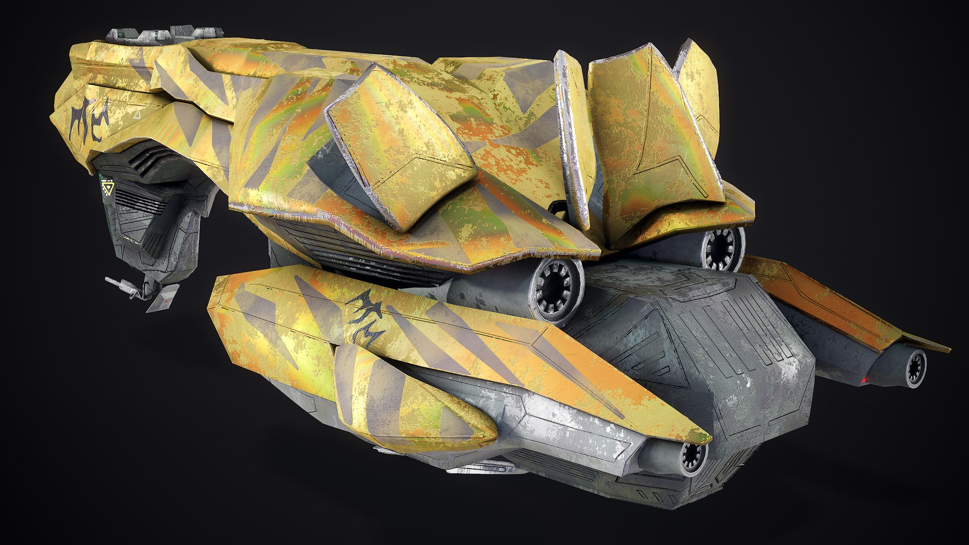 3D Spaceship Dropship - TurboSquid 1703818