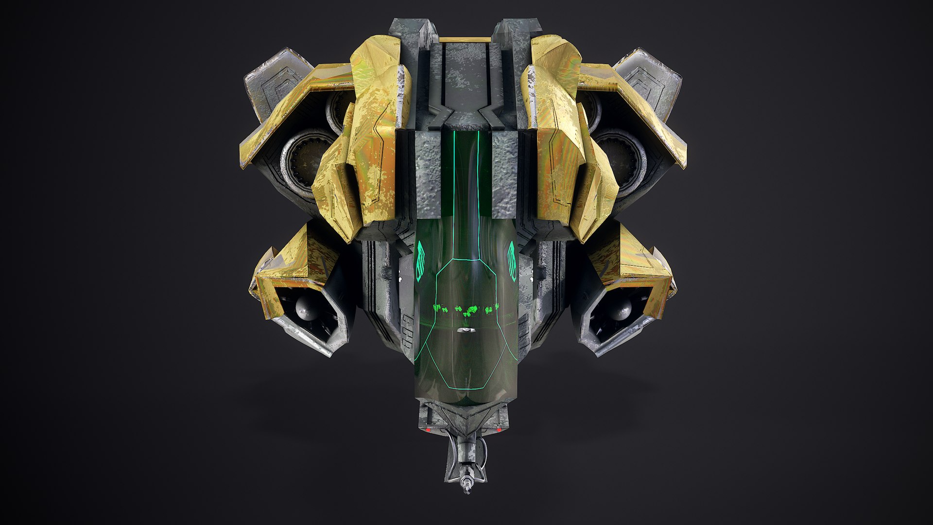 3D Spaceship Dropship - TurboSquid 1703818