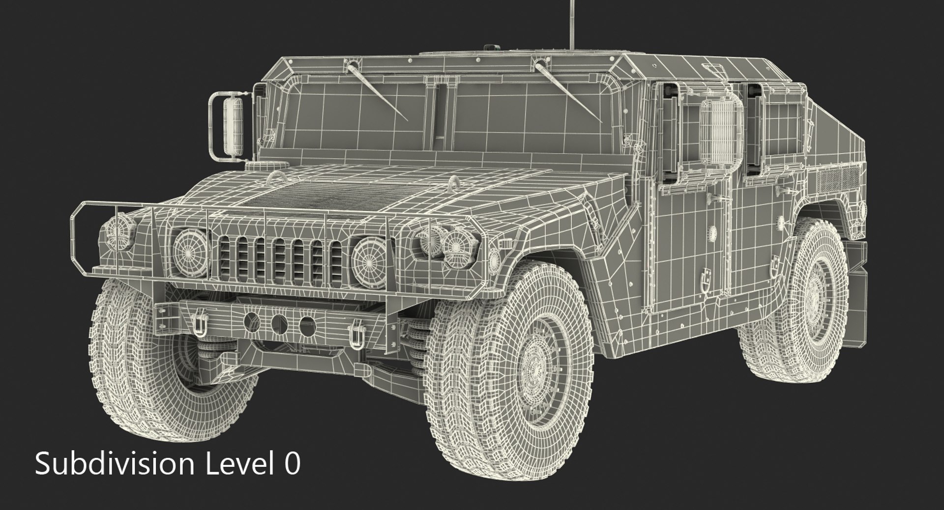 3d humvee m1151 desert