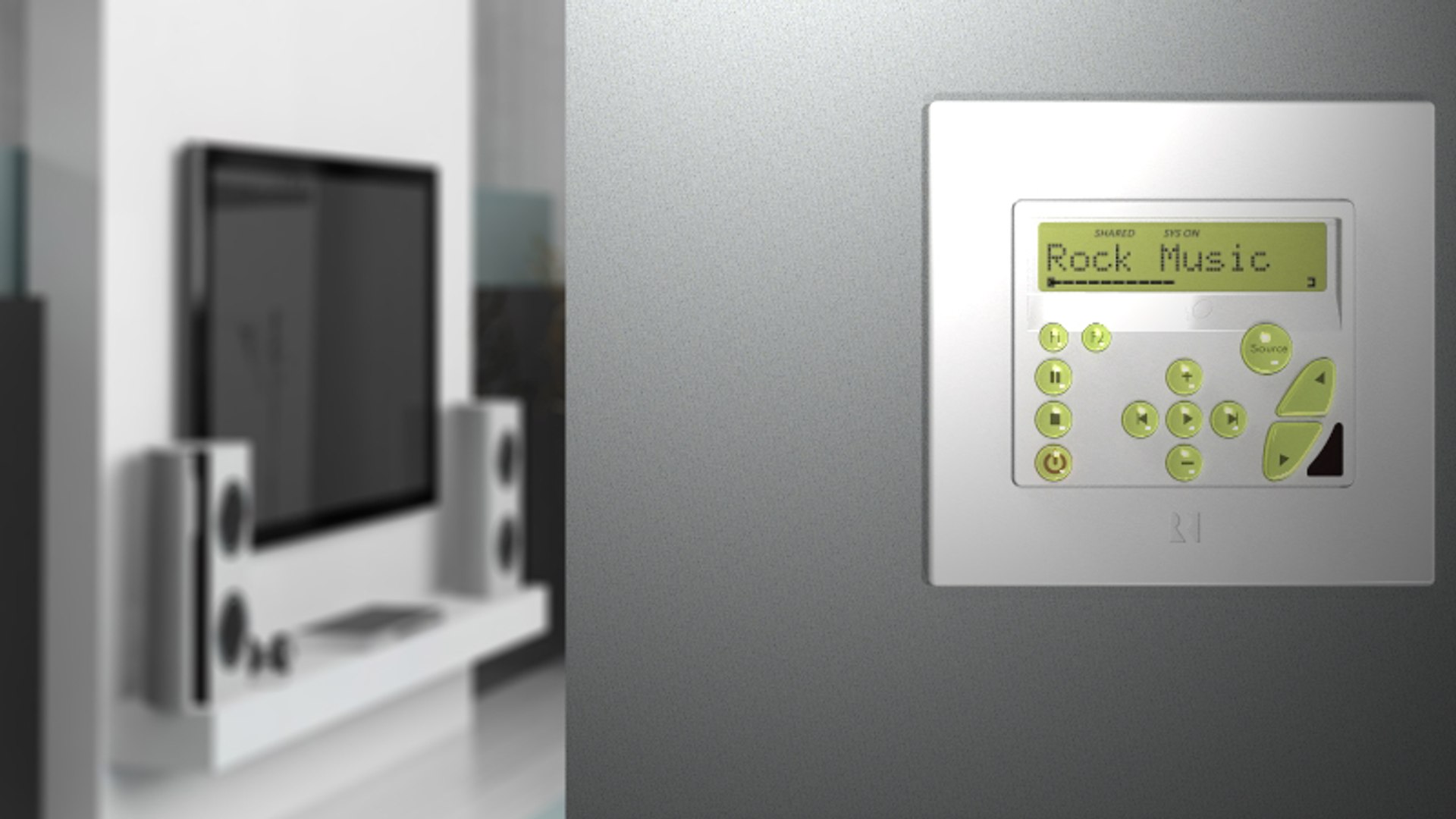 Russound Uno S2 Keypad 3d 3ds