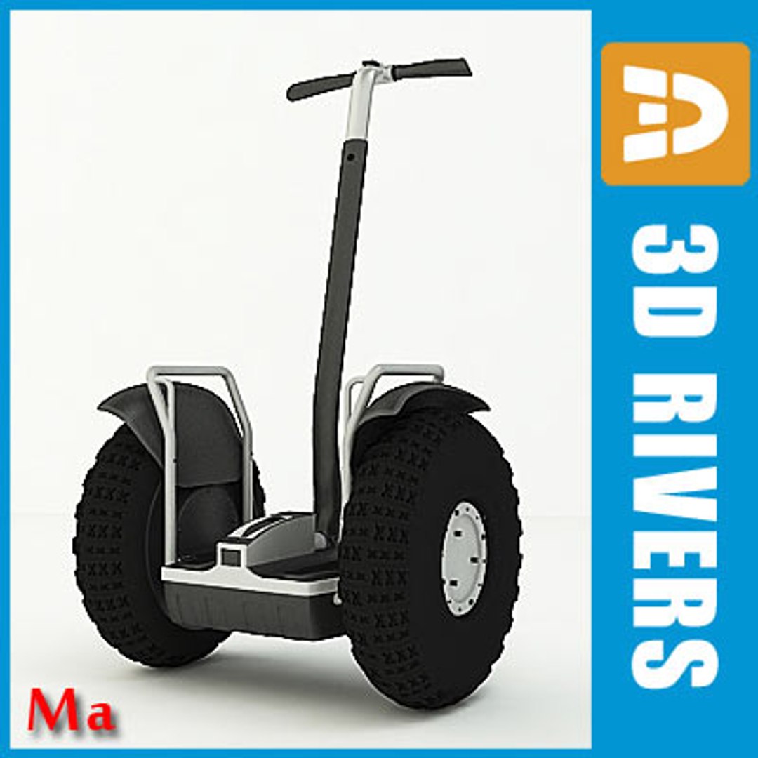 Electric Segway V1 3d Model