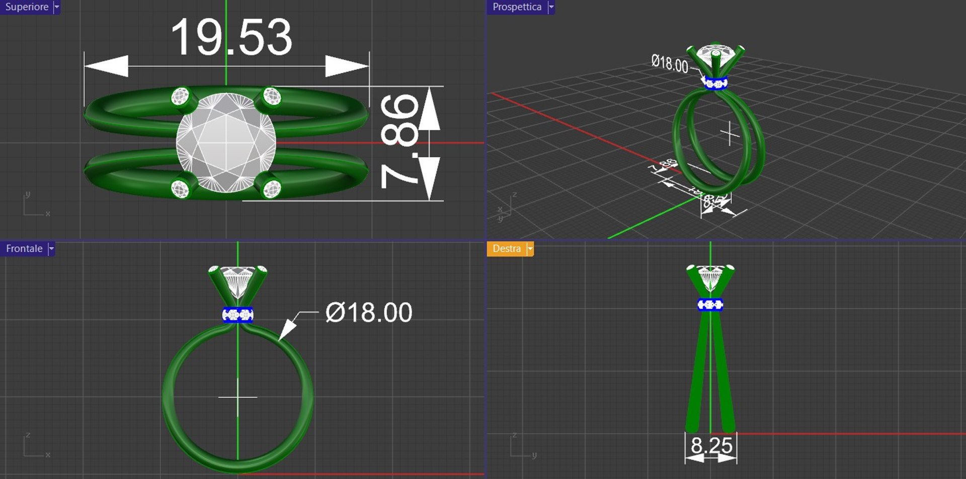 Solitaire Ring 3D Model - TurboSquid 1553449