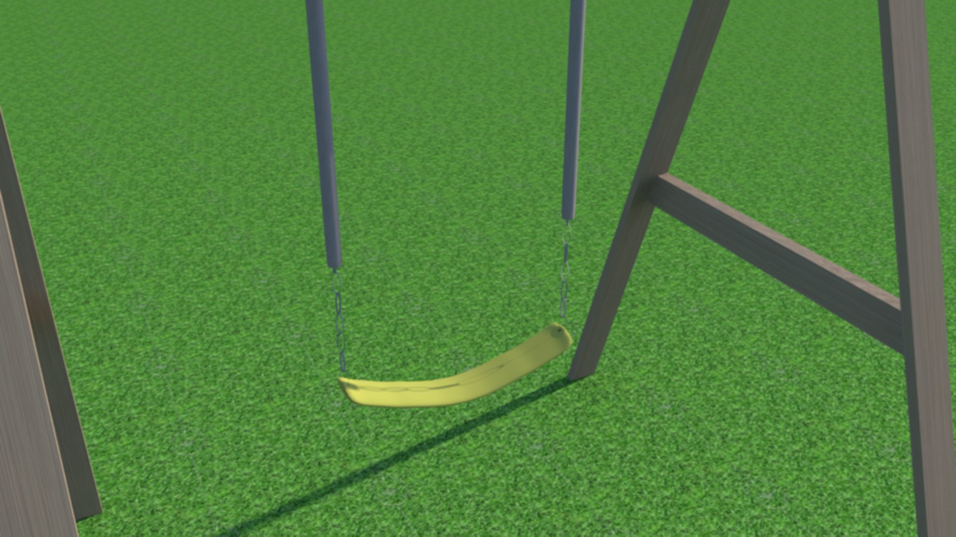 Modern Wooden Swing 3D Model - TurboSquid 1236878