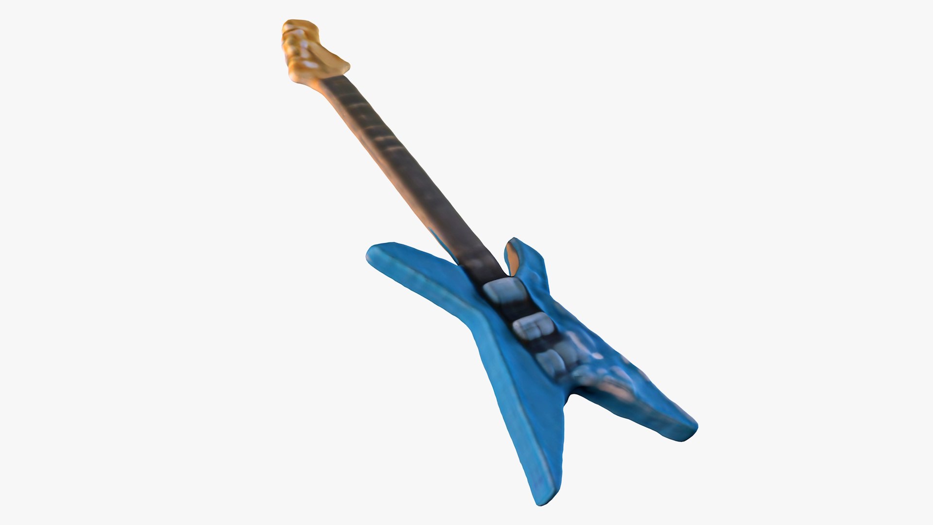Star Shaped Electric Guitar 3D model - TurboSquid 2175002