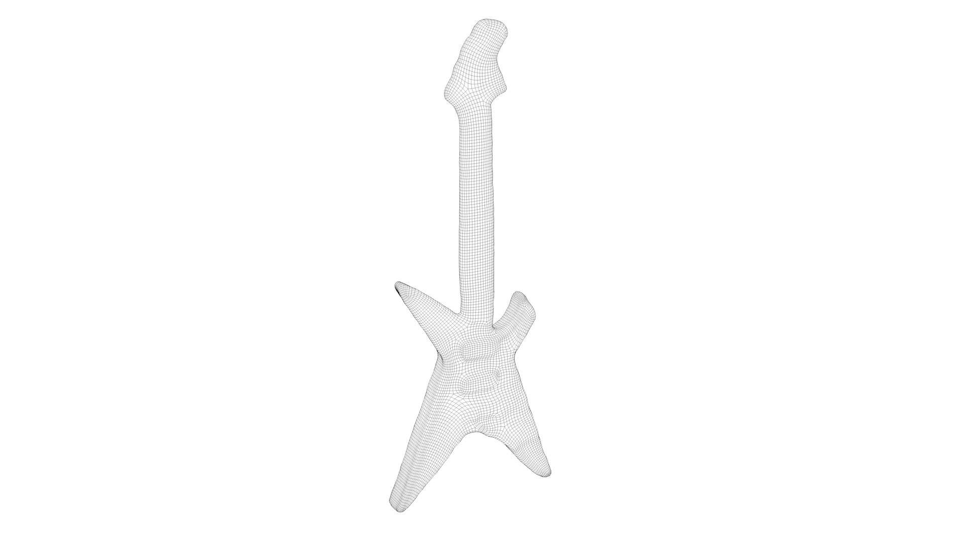 Star Shaped Electric Guitar 3D model - TurboSquid 2175002
