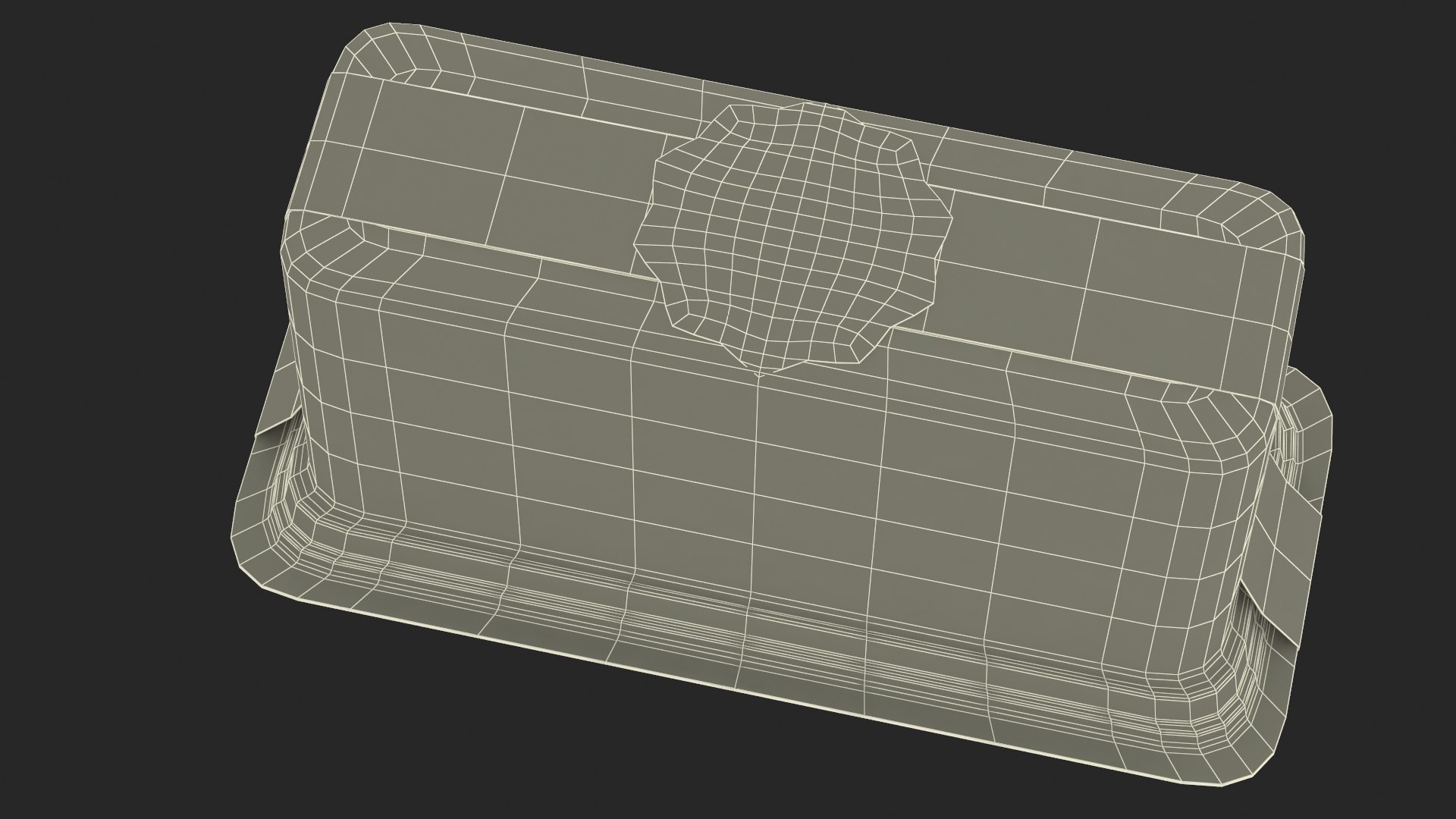 Disposable Cake Packaging Rectangular Gold 3D - TurboSquid 1985993