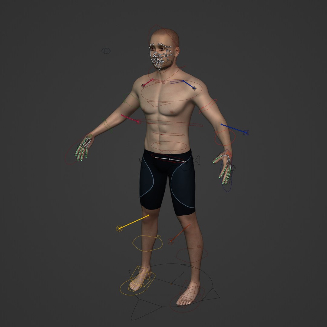3D Swimmer Swim Model - TurboSquid 1261571
