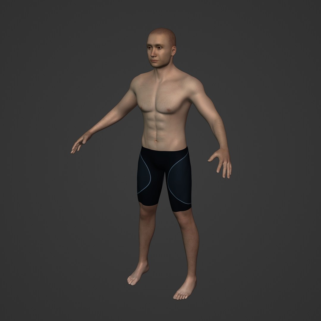 3D Swimmer Swim Model - TurboSquid 1261571
