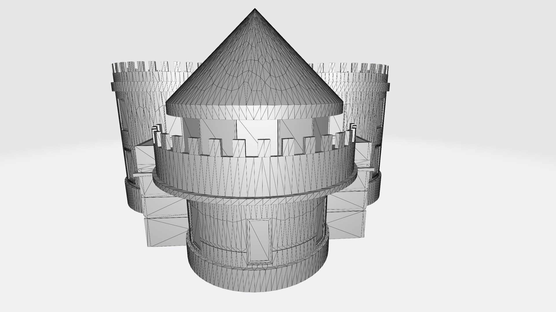 3D Medieval Minimalist Castle 3D Model 1 - TurboSquid 2074978