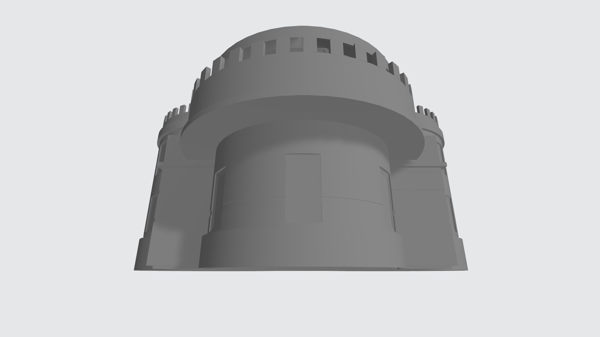 3D Medieval Minimalist Castle 3D Model 1 - TurboSquid 2074978