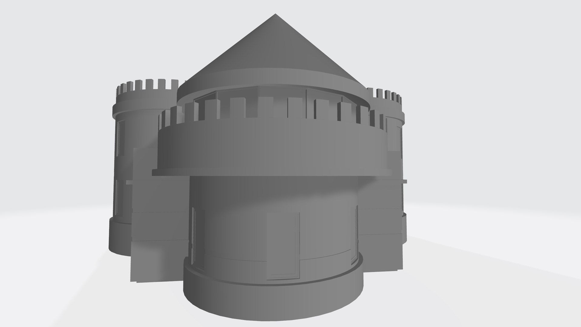 3D Medieval Minimalist Castle 3D Model 1 - TurboSquid 2074978