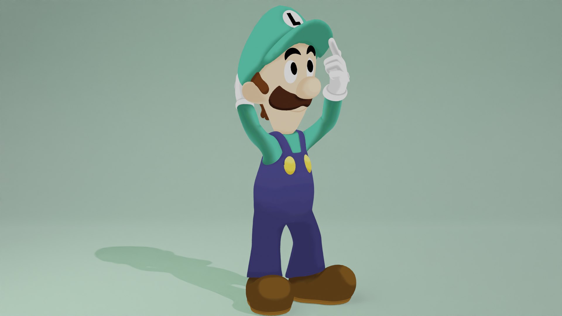 Luigi 3D Model - TurboSquid 2055250