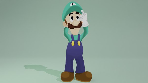 Luigi Model 3D - TurboSquid 2055250