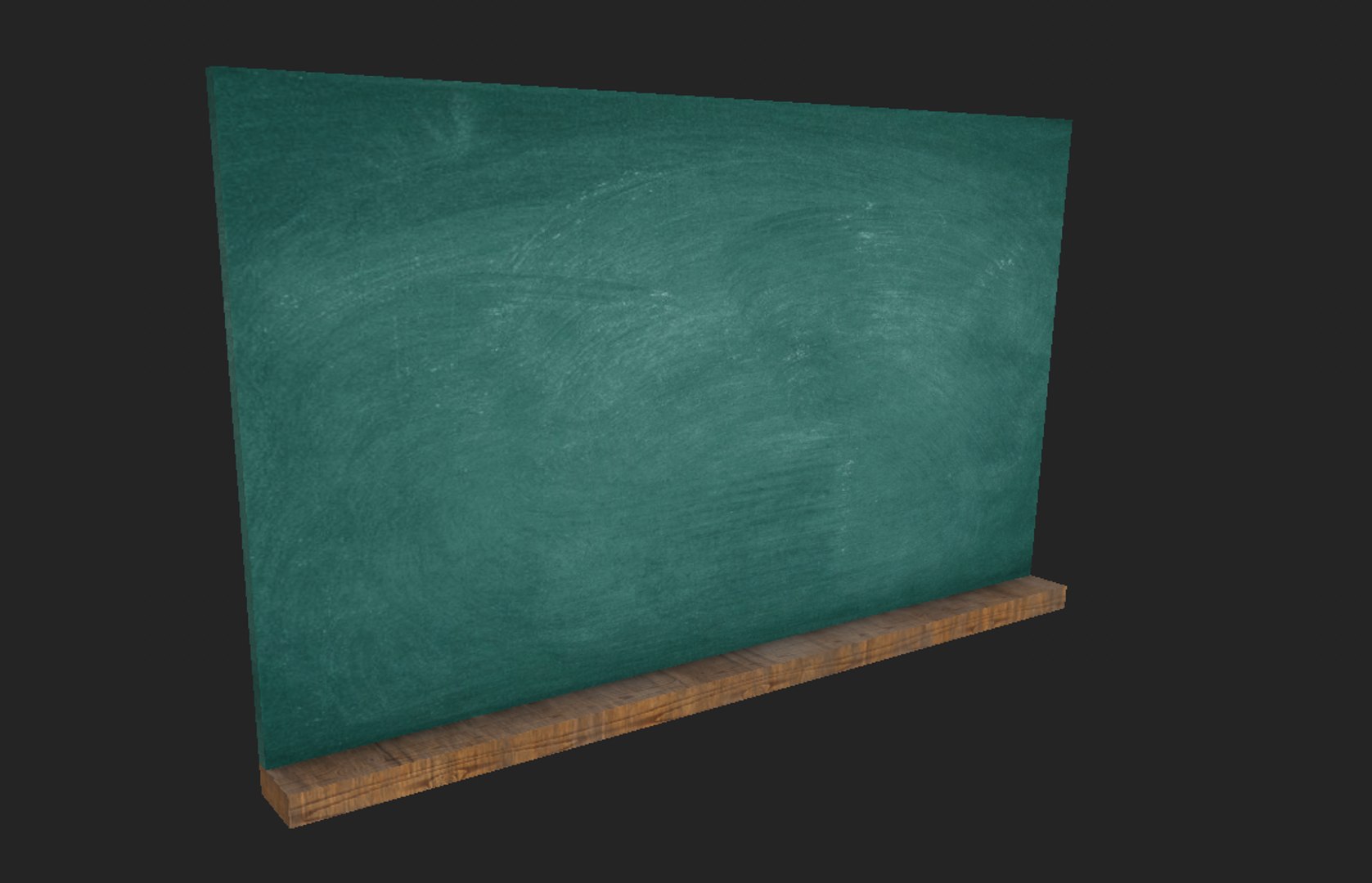 Chalkboard chalk board 3D model - TurboSquid 1594067