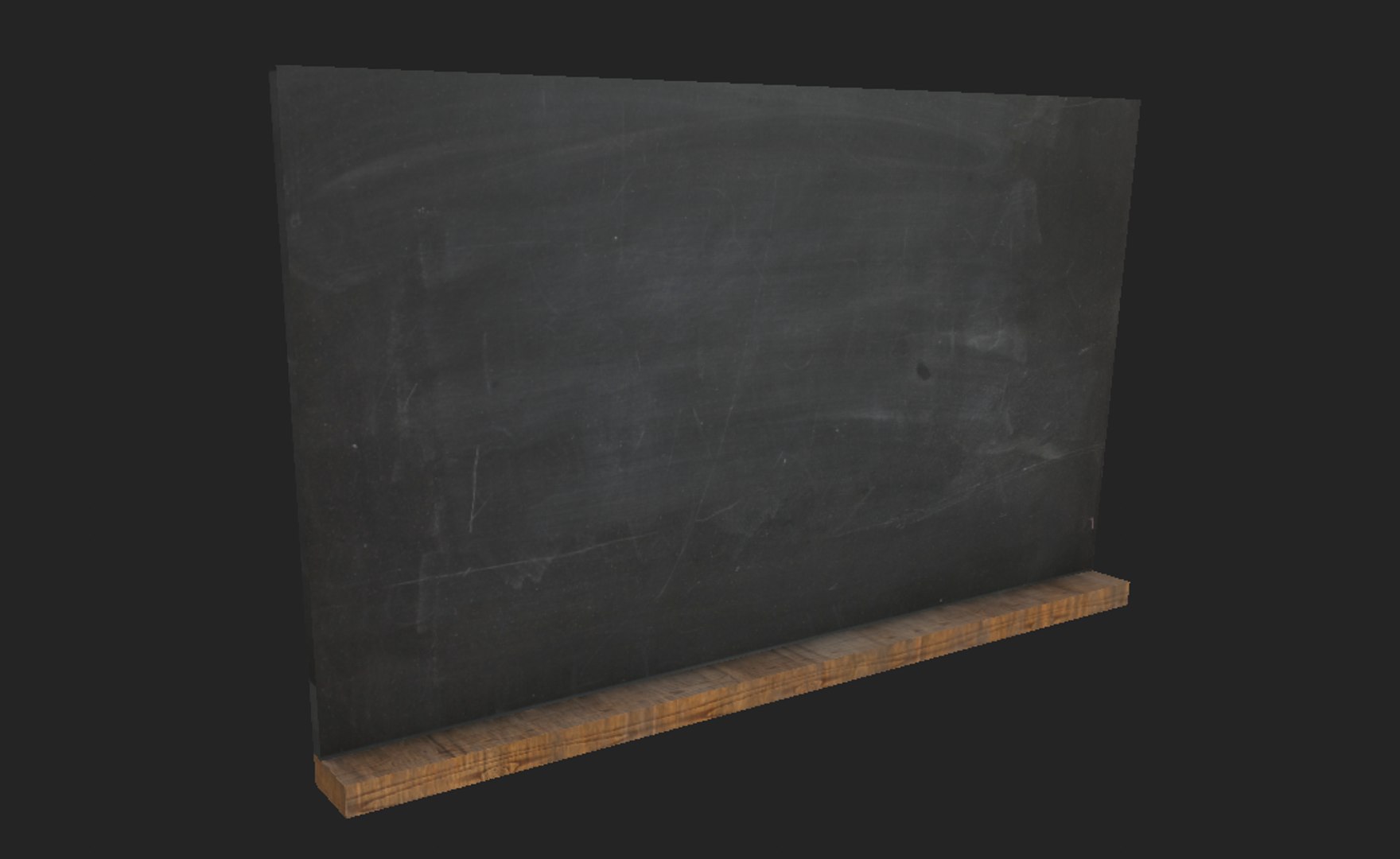 Chalkboard chalk board 3D model - TurboSquid 1594067