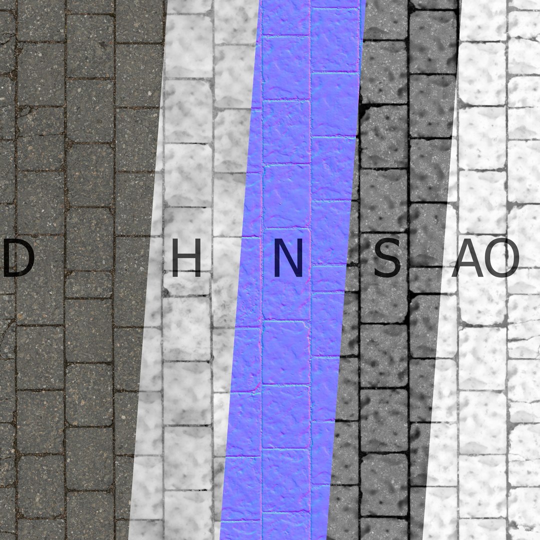 3D Model Paving062016vrayMaterial Of Rectangular Paving Slabs 06 ...