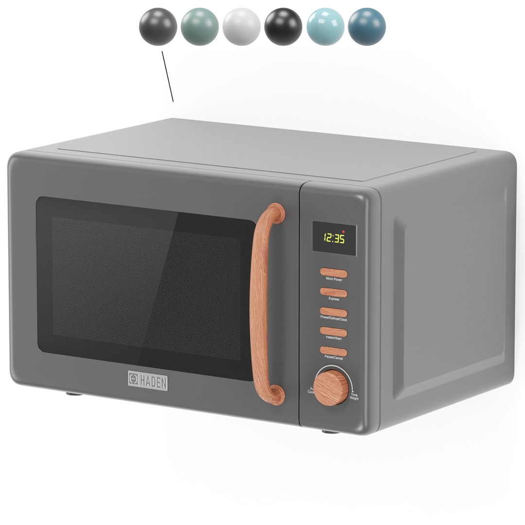 3D HADEN Microwave Model - TurboSquid 2387909