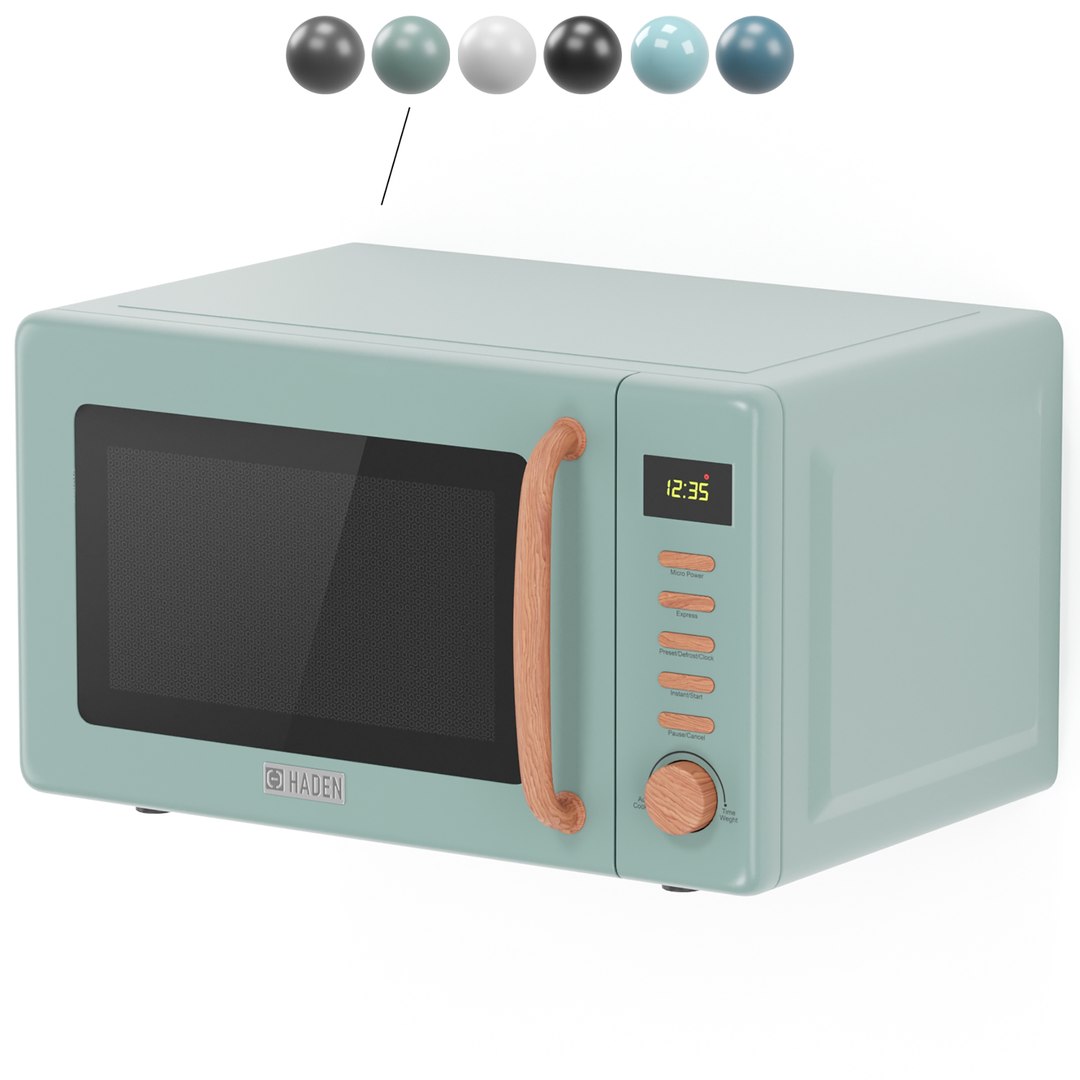 3D HADEN Microwave Model - TurboSquid 2387909