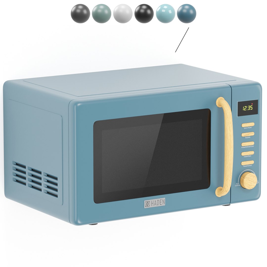 3D HADEN Microwave Model - TurboSquid 2387909