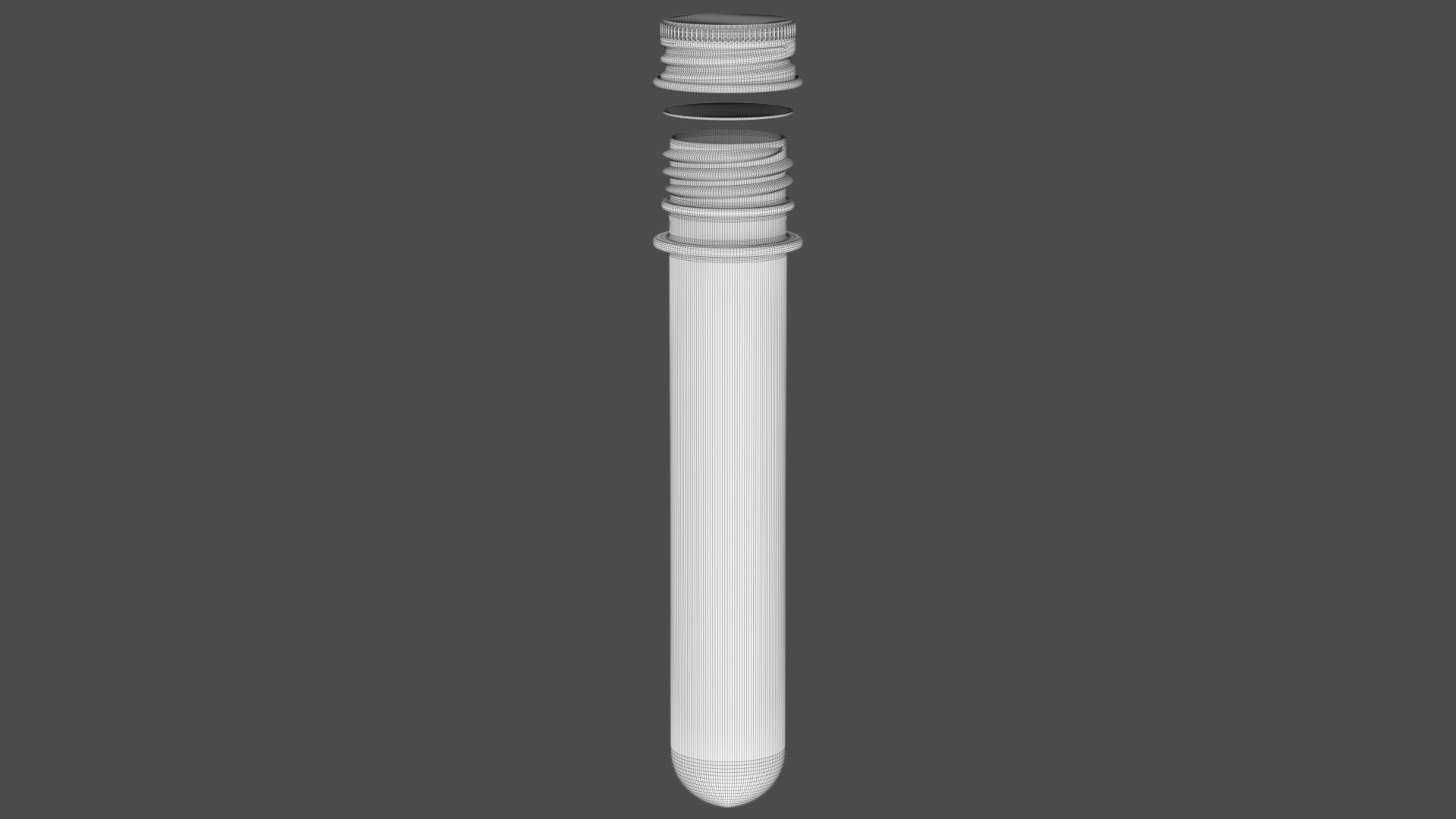45ml Test Tube Cap 3D Model - TurboSquid 1510709