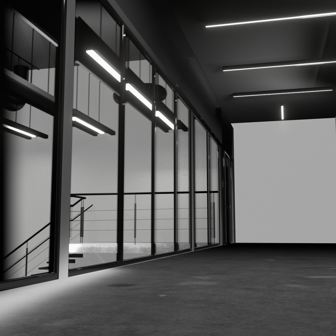 WAREHOUSE Car Studio Interior 3D - TurboSquid 2022395