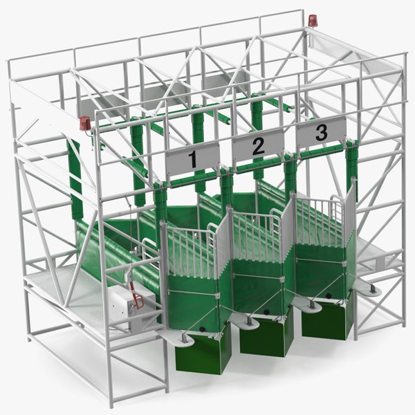 Horse Starting Gates for 3 Places Rigged for Maya 3D 모델 - TurboSquid ...