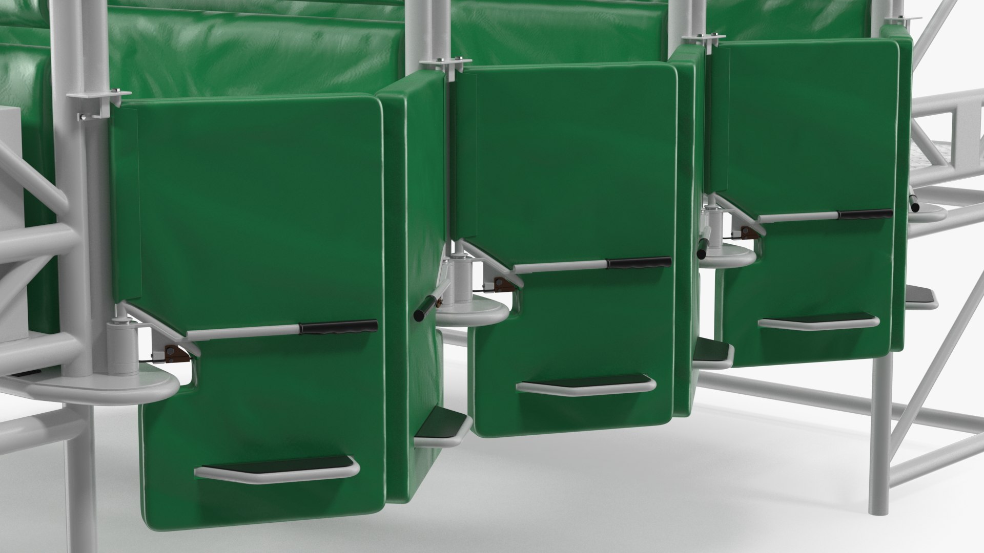 Horse Starting Gates for 3 Places Rigged for Maya 3D - TurboSquid 2048592