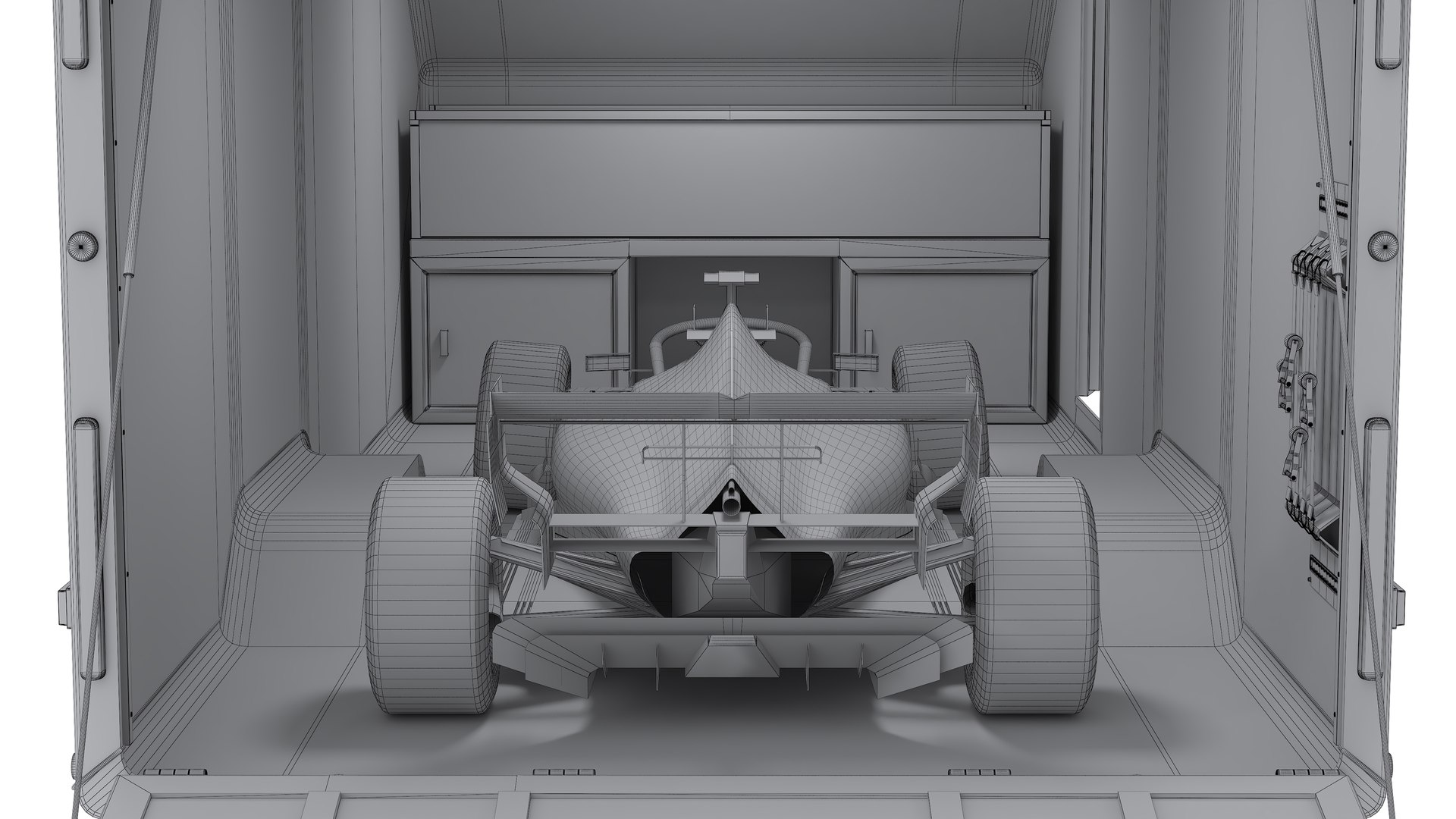 Race Car Trailer 3D Model - TurboSquid 2307304