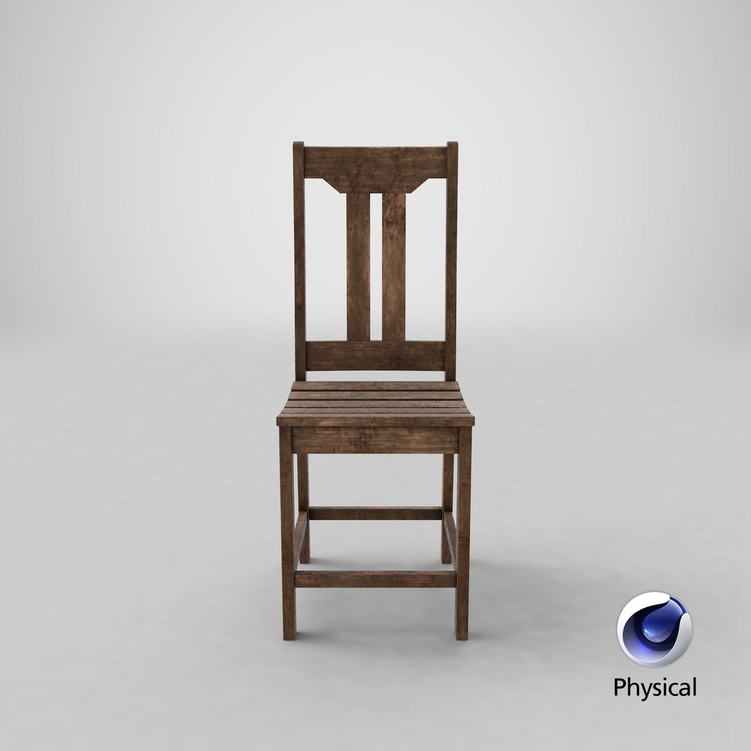 Old Chair Model - TurboSquid 1272334