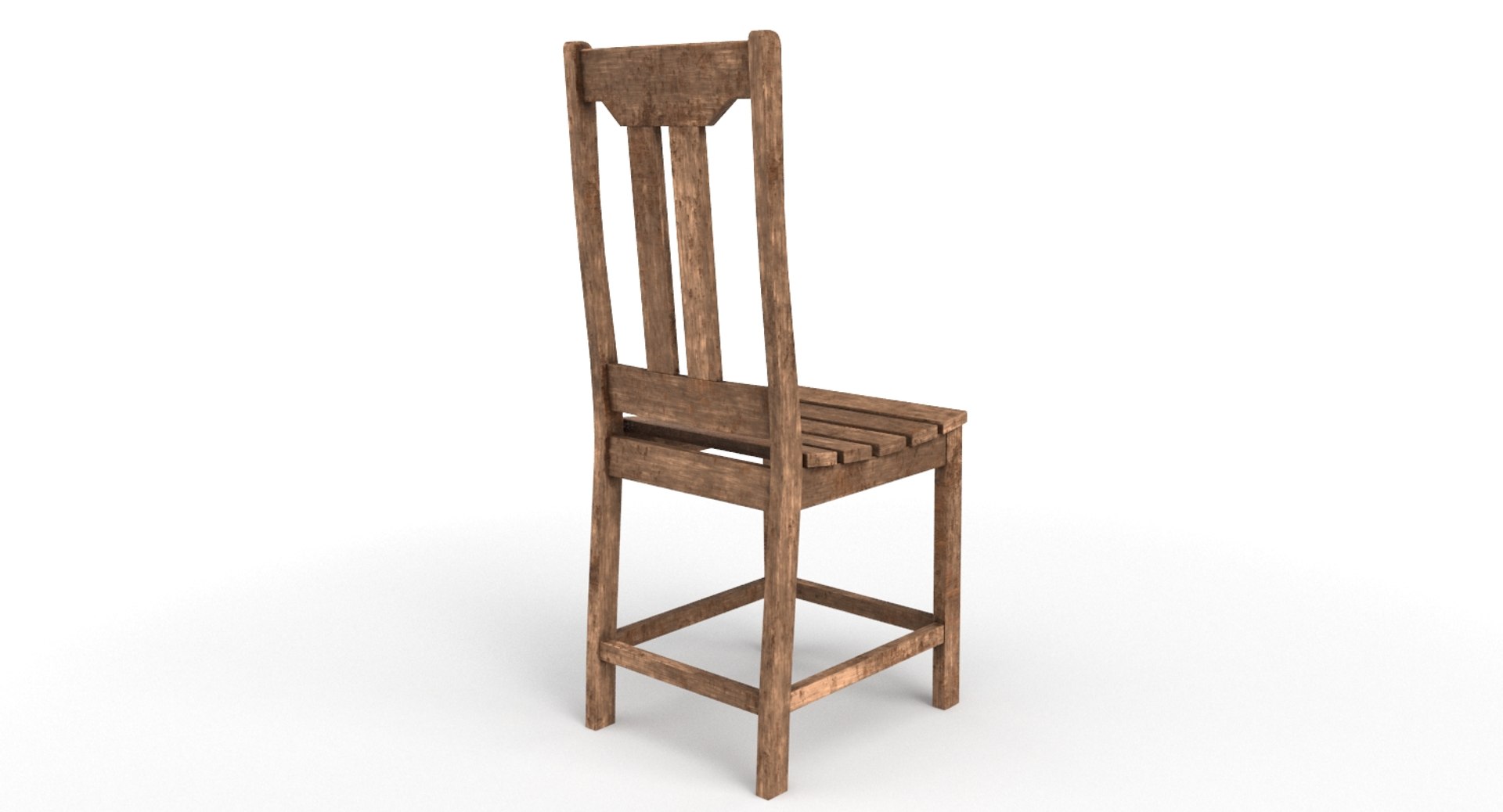 Old Chair Model - TurboSquid 1272334