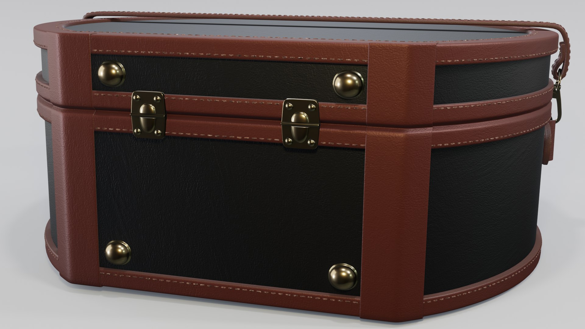 3D Model Steamline Diplomat Black Hatbox Large - TurboSquid 2039457